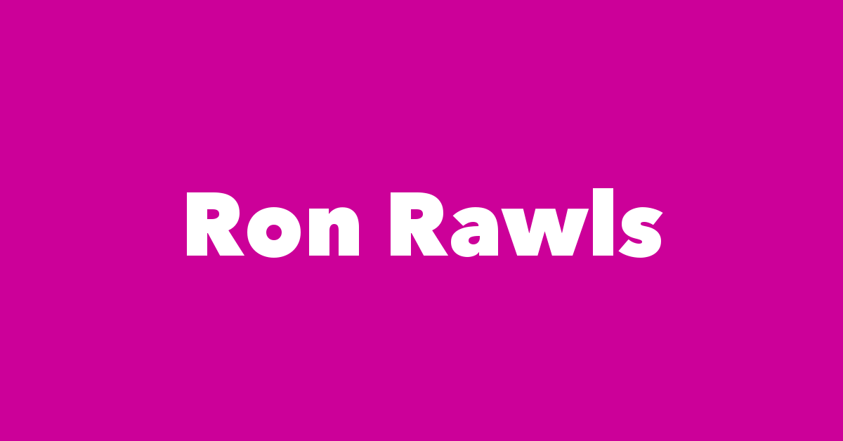 Ron Rawls - Spouse, Children, Birthday & More
