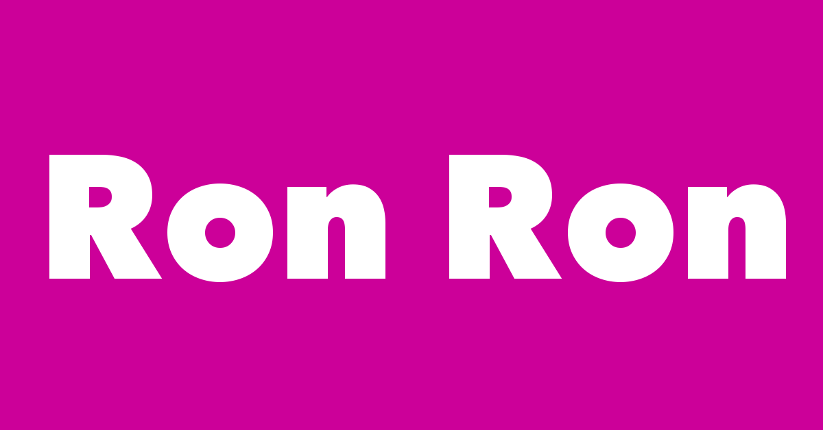 Ron Ron - Spouse, Children, Birthday & More