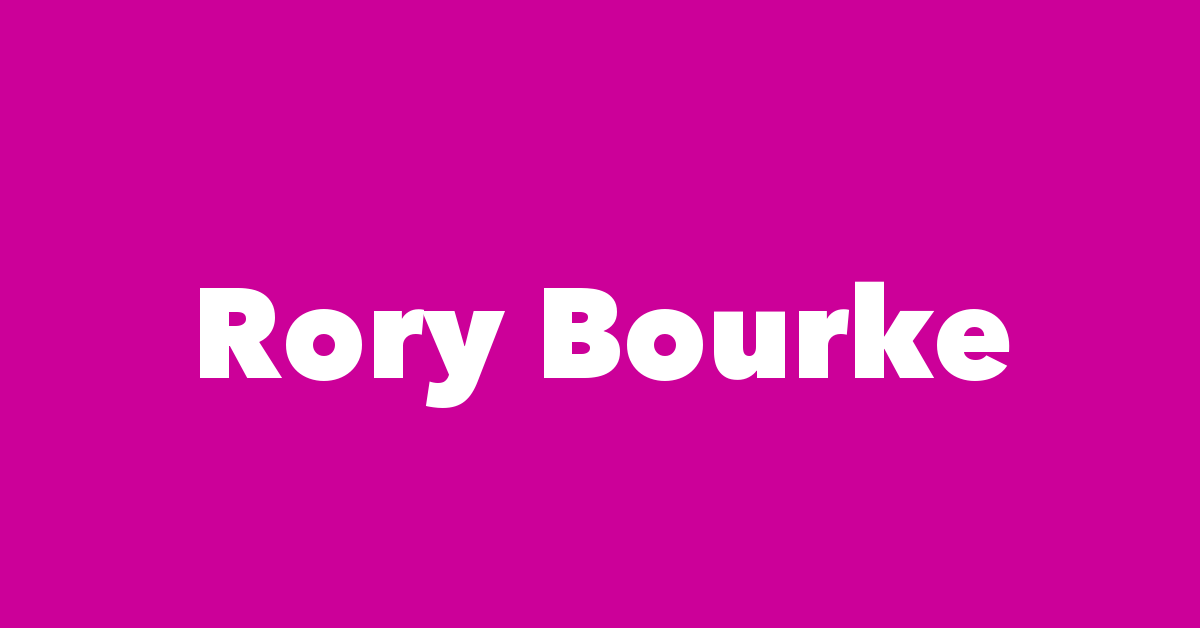 Rory Bourke - Spouse, Children, Birthday & More