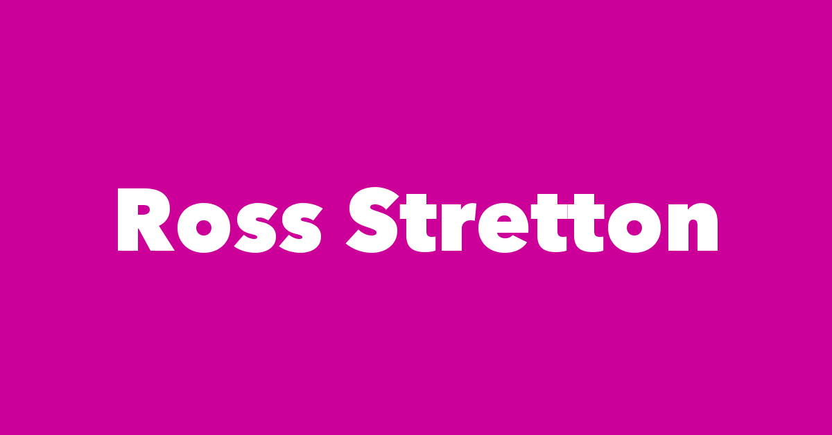 Ross Stretton - Spouse, Children, Birthday & More