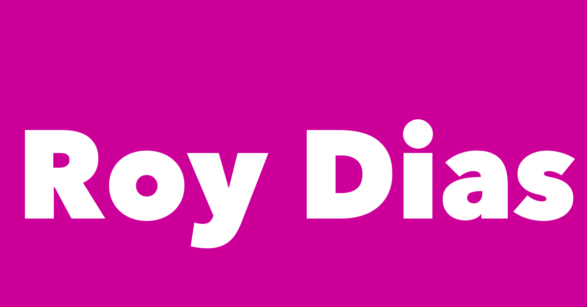 Roy Dias - Spouse, Children, Birthday & More