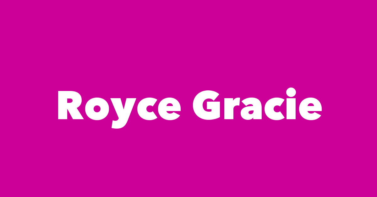 Royce Gracie - Spouse, Children, Birthday & More