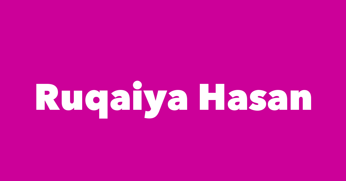 Ruqaiya Hasan - Spouse, Children, Birthday & More