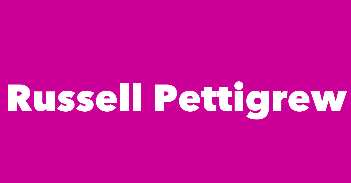 Russell Pettigrew - Spouse, Children, Birthday & More