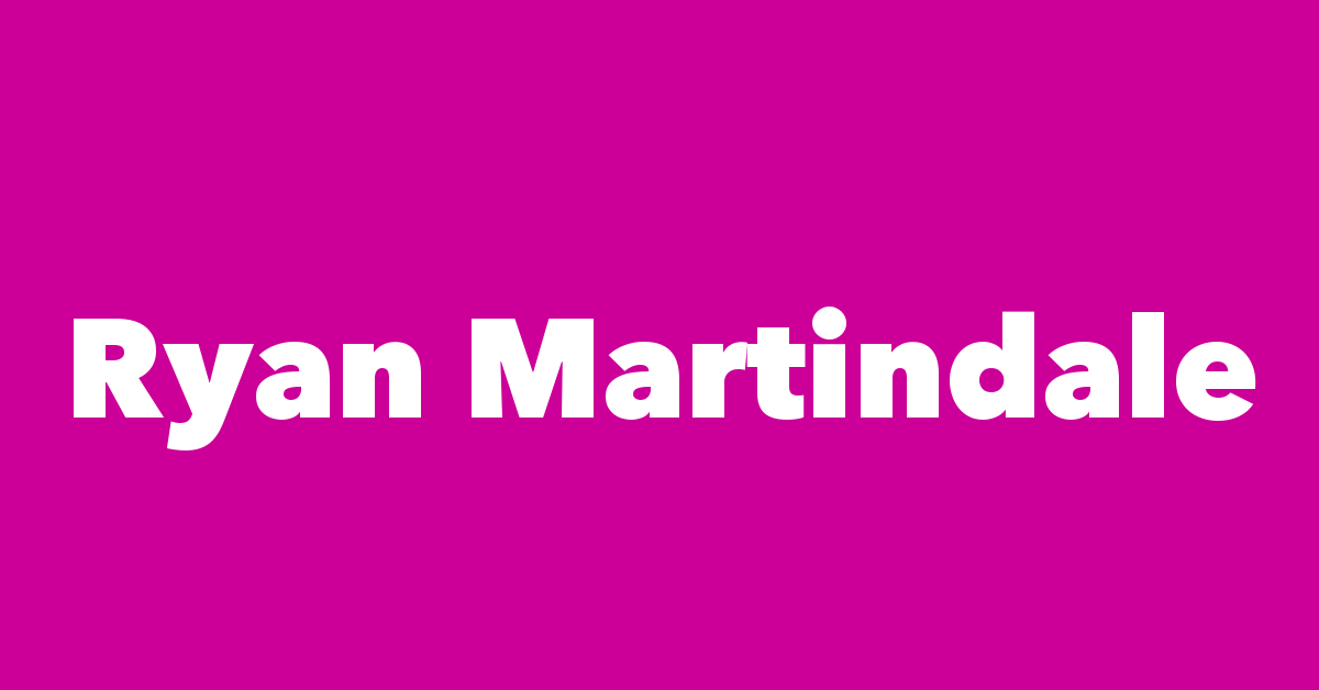 Ryan Martindale - Spouse, Children, Birthday & More