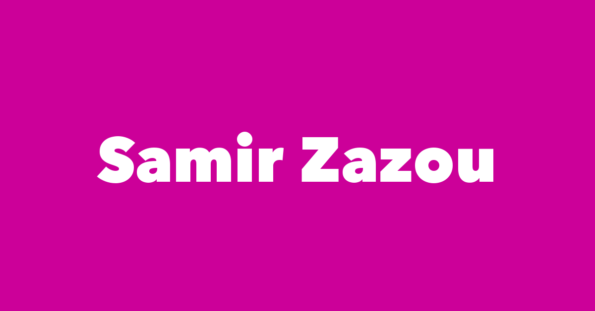 Samir Zazou - Spouse, Children, Birthday & More