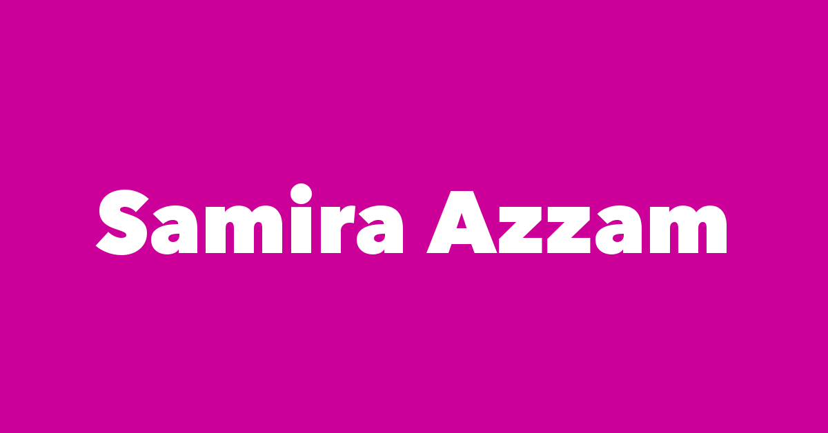 Samira Azzam - Spouse, Children, Birthday & More