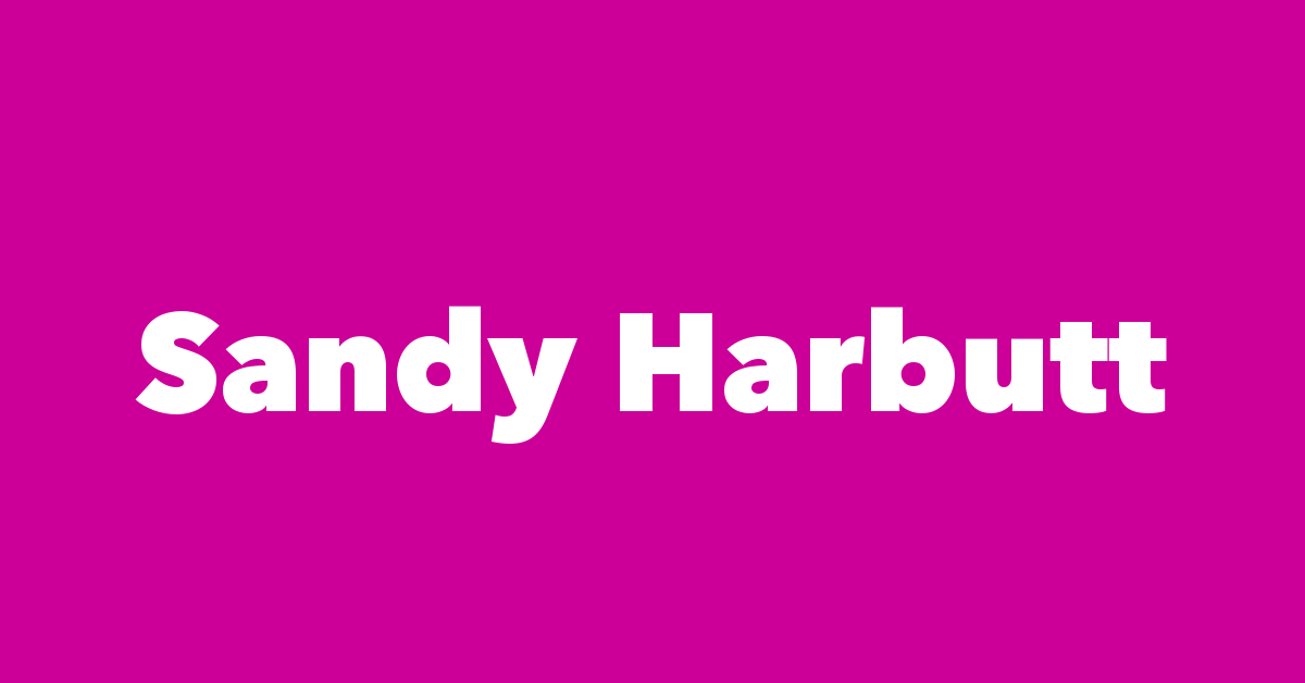 Sandy Harbutt - Spouse, Children, Birthday & More