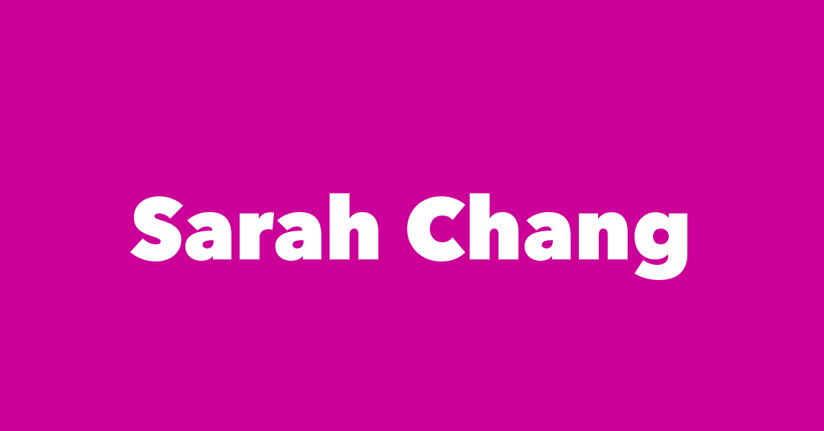 Sarah Chang - Spouse, Children, Birthday & More