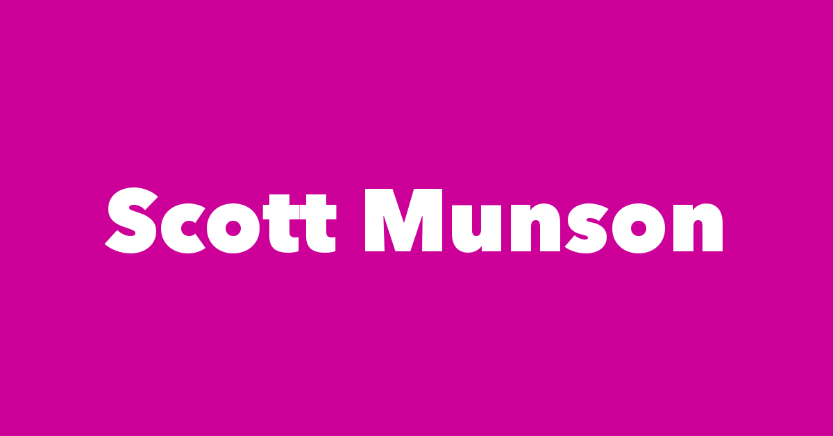 Scott Munson - Spouse, Children, Birthday & More