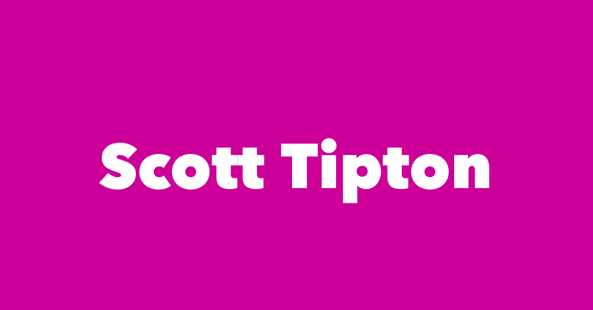 Scott Tipton - Spouse, Children, Birthday & More
