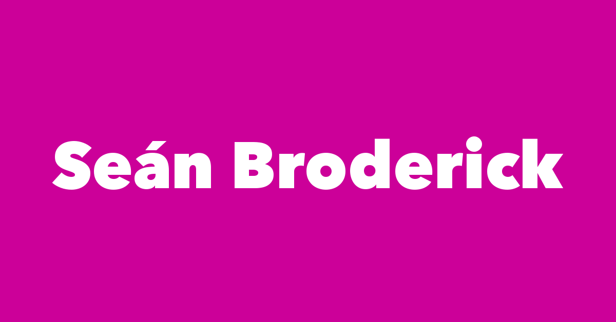 Seán Broderick - Spouse, Children, Birthday & More