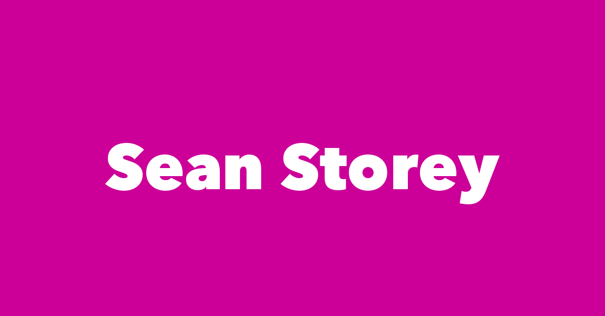 Sean Storey - Spouse, Children, Birthday & More