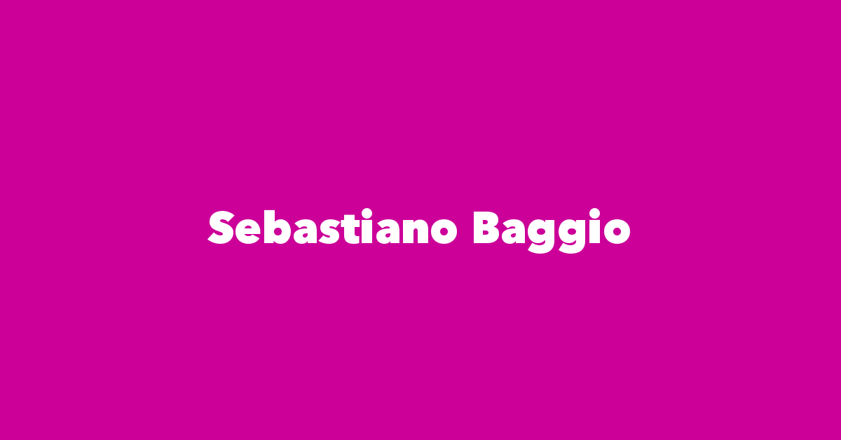 Sebastiano Baggio - Spouse, Children, Birthday & More