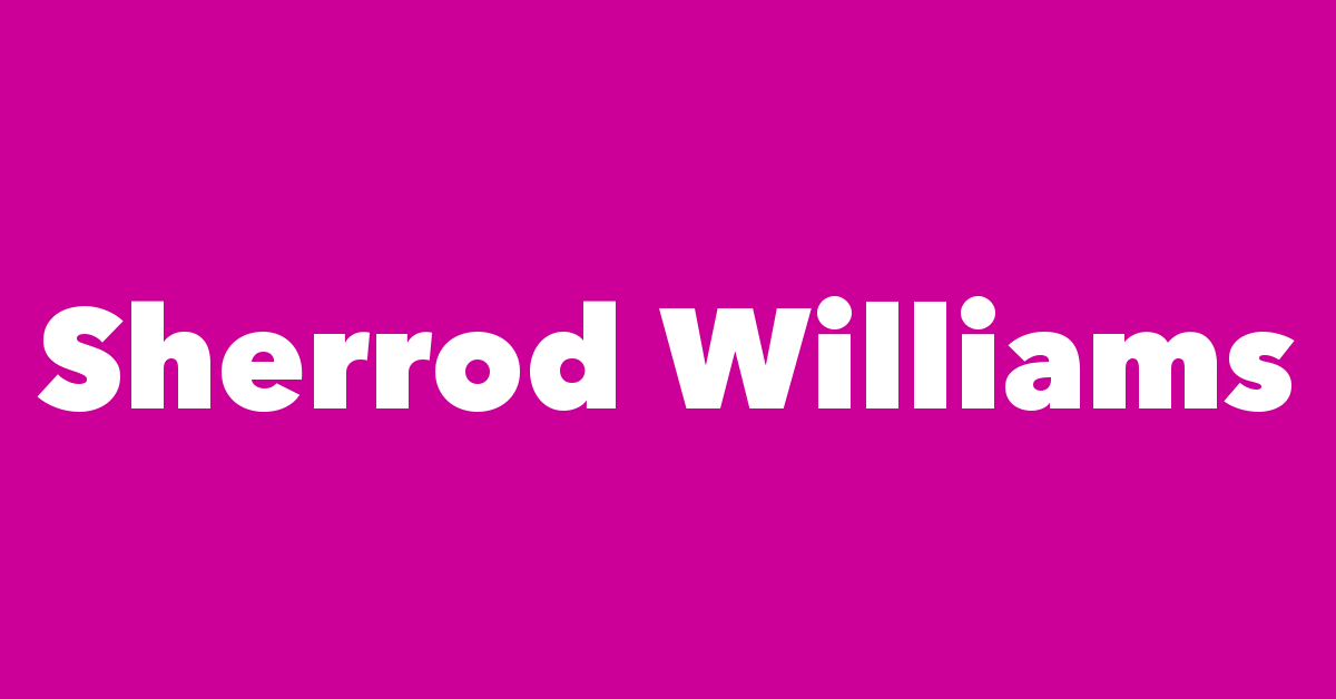 Sherrod Williams - Spouse, Children, Birthday & More