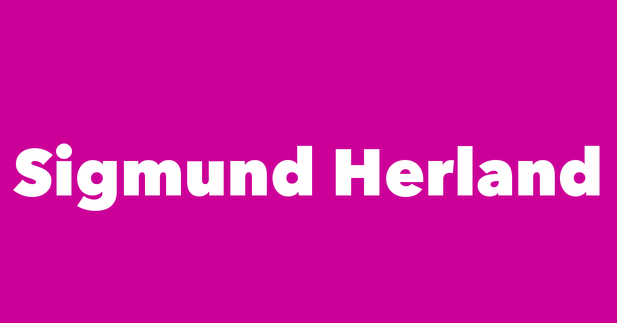 Sigmund Herland - Spouse, Children, Birthday & More