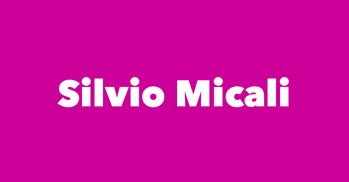 Silvio Micali - Spouse, Children, Birthday & More