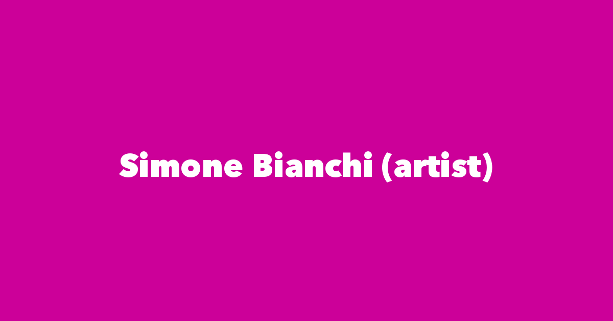 Simone Bianchi (artist) - Spouse, Children, Birthday & More