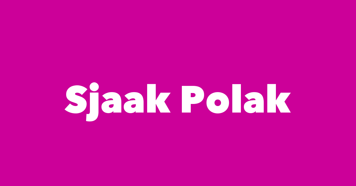 Sjaak Polak - Spouse, Children, Birthday & More