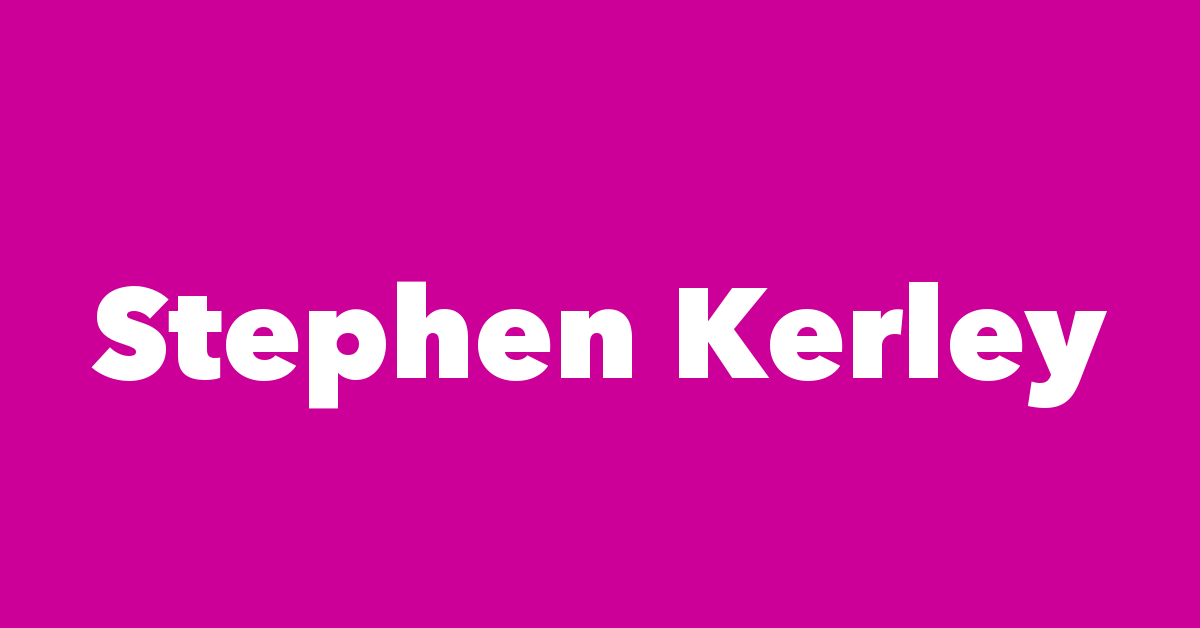 Stephen Kerley - Spouse, Children, Birthday & More