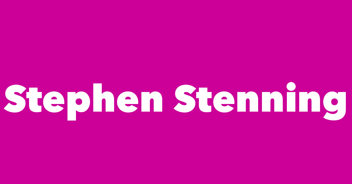 Stephen Stenning - Spouse, Children, Birthday & More