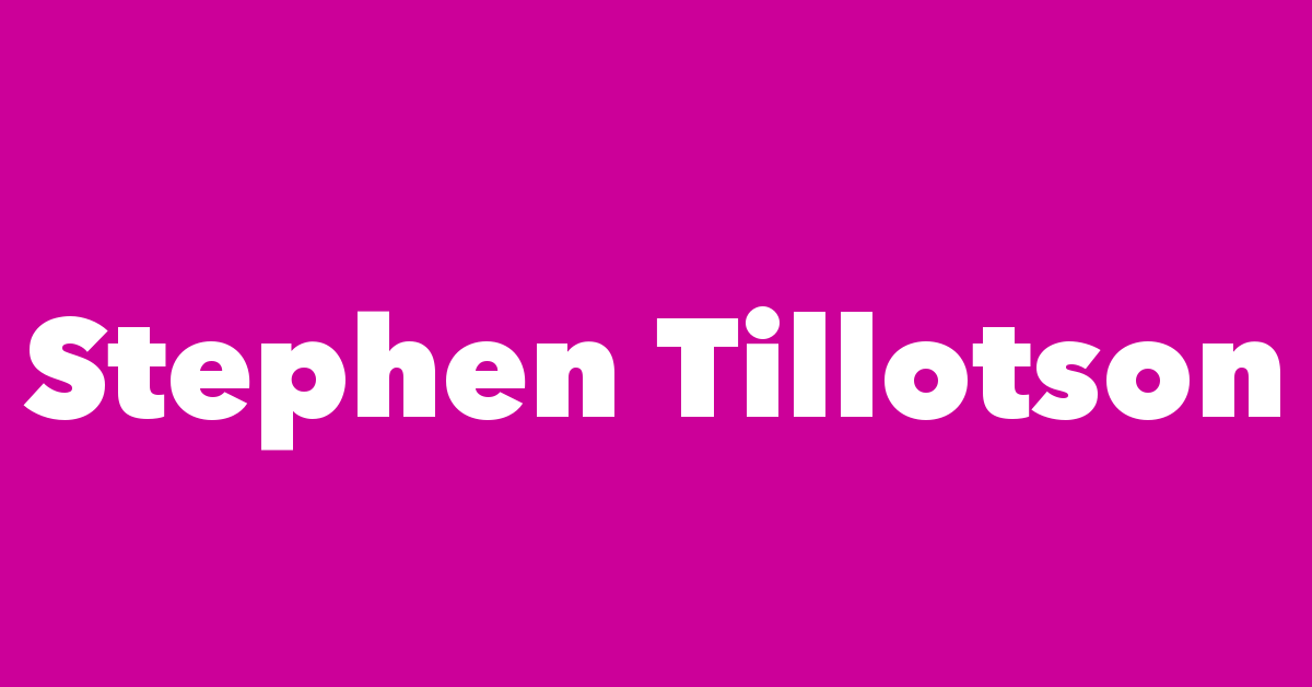 Stephen Tillotson - Spouse, Children, Birthday & More