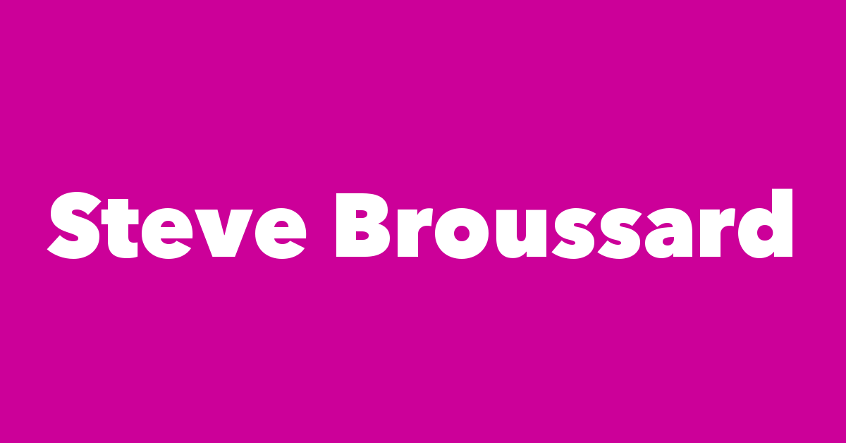 Steve Broussard - Spouse, Children, Birthday & More