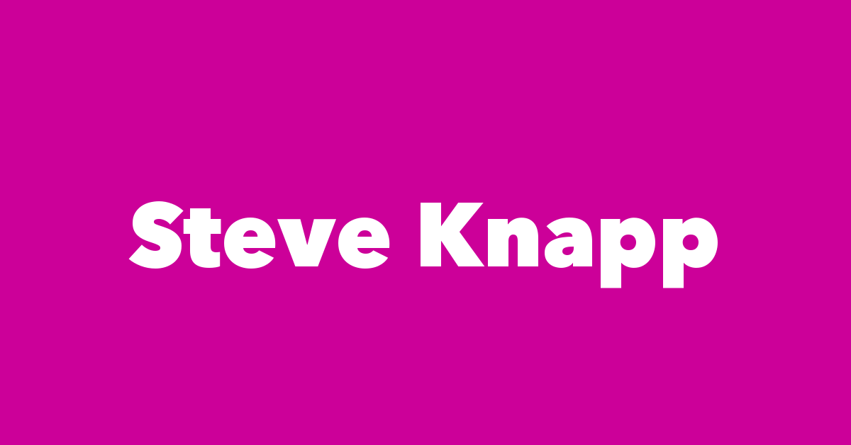 Steve Knapp - Spouse, Children, Birthday & More