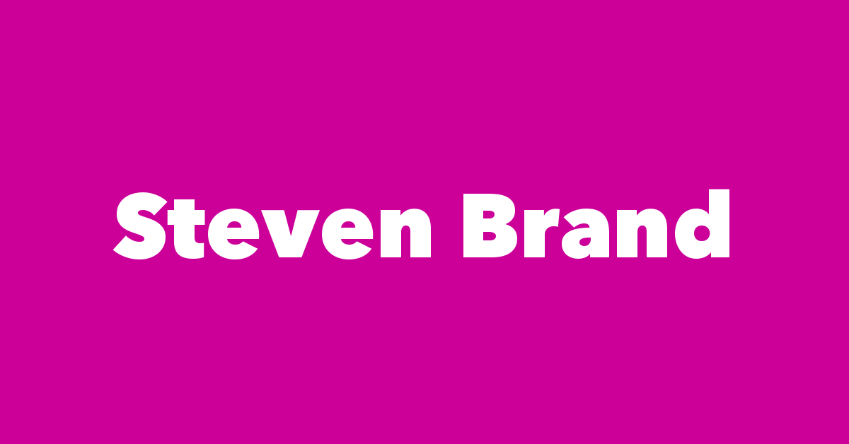 Steven Brand - Spouse, Children, Birthday & More