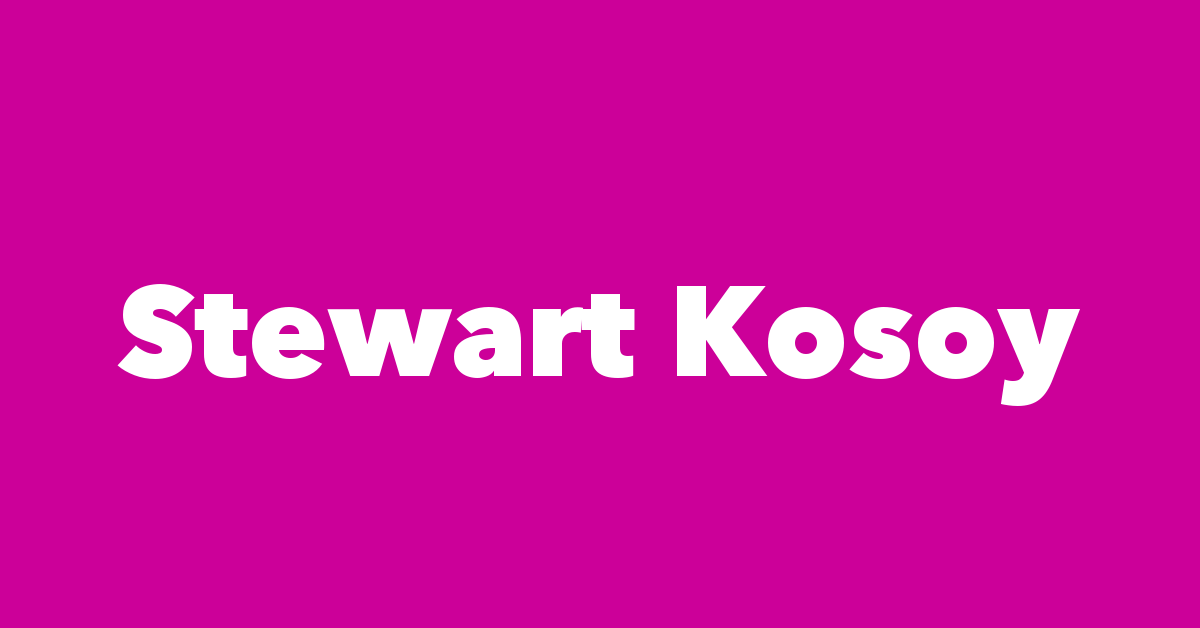 Stewart Kosoy - Spouse, Children, Birthday & More
