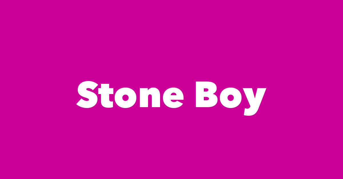 Stone Boy - Spouse, Children, Birthday & More