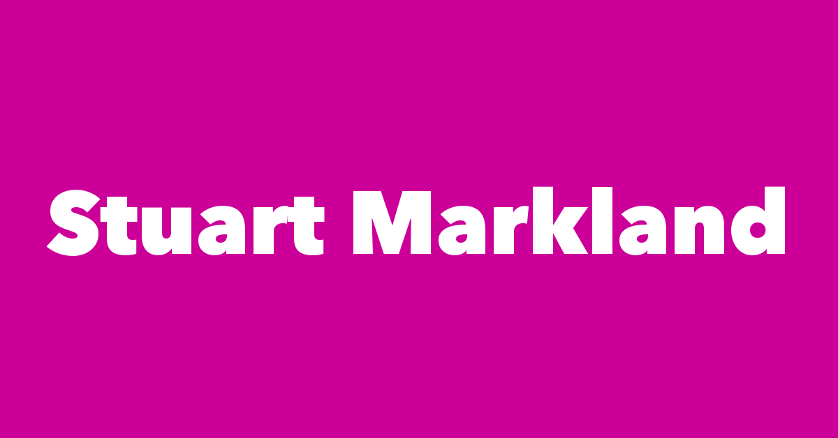 Stuart Markland - Spouse, Children, Birthday & More