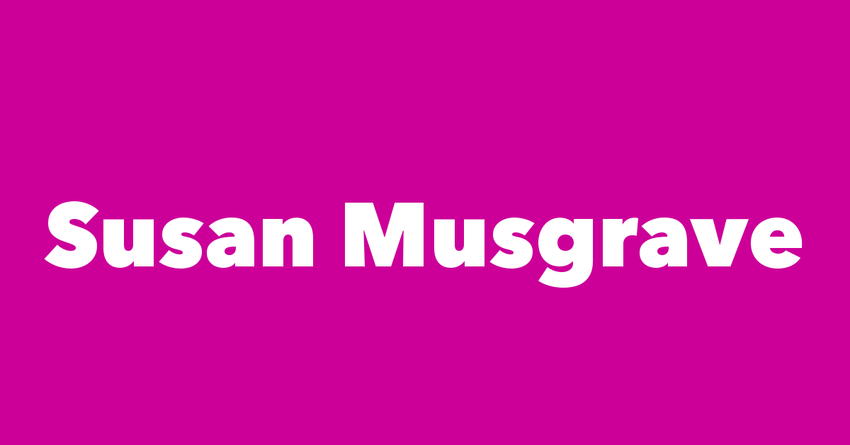 Susan Musgrave - Spouse, Children, Birthday & More