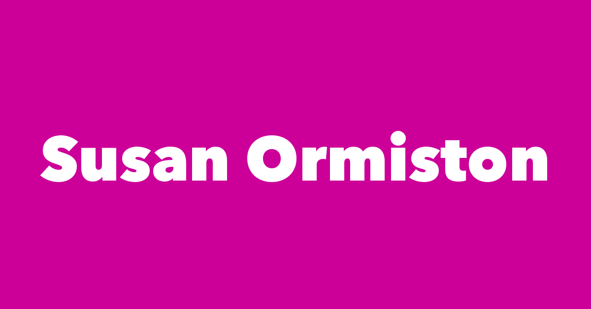 Susan Ormiston - Spouse, Children, Birthday & More
