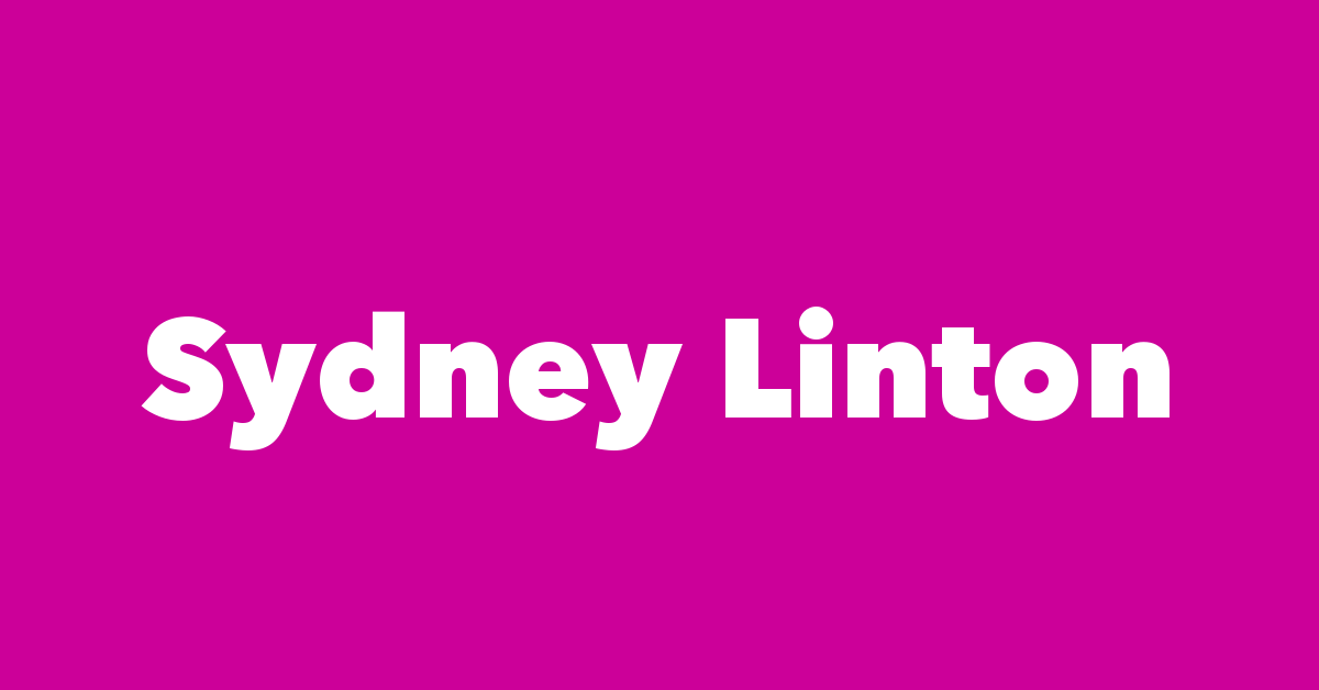 Sydney Linton - Spouse, Children, Birthday & More