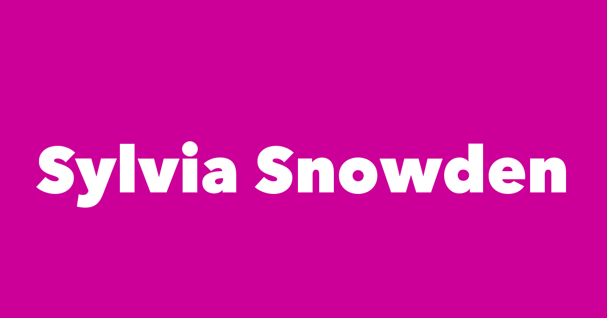 Sylvia Snowden - Spouse, Children, Birthday & More