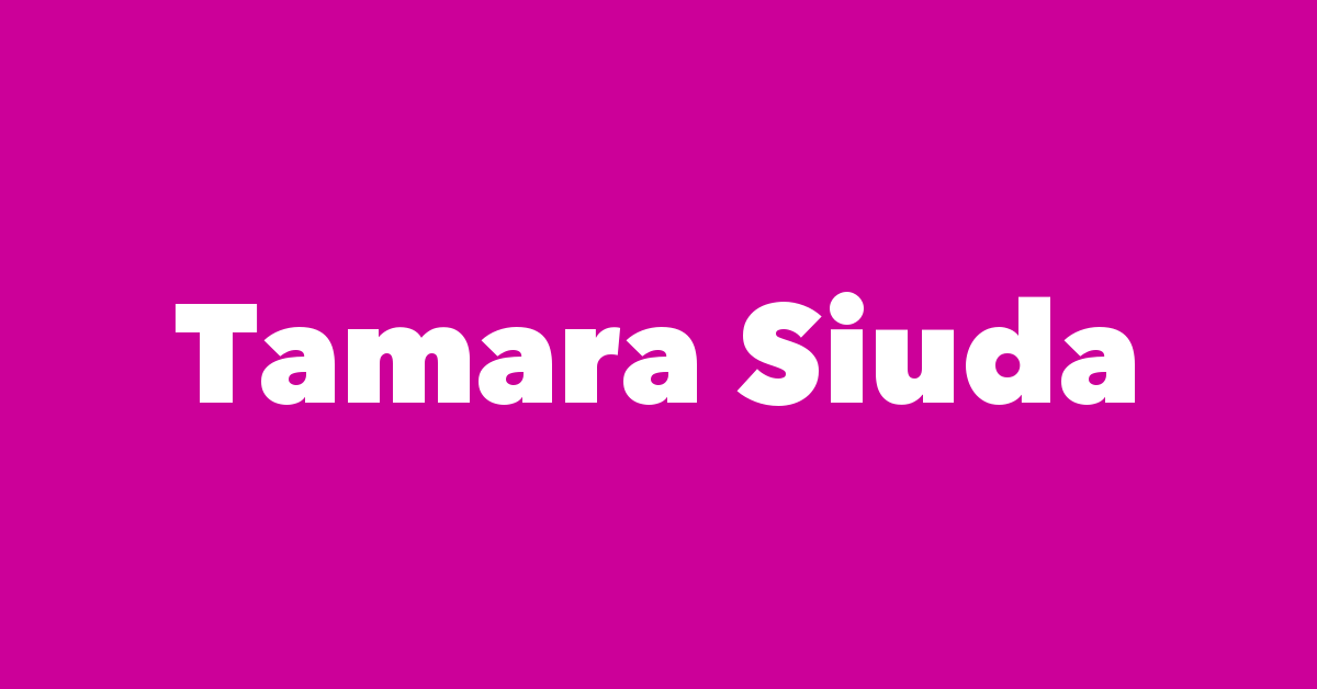 Tamara Siuda - Spouse, Children, Birthday & More