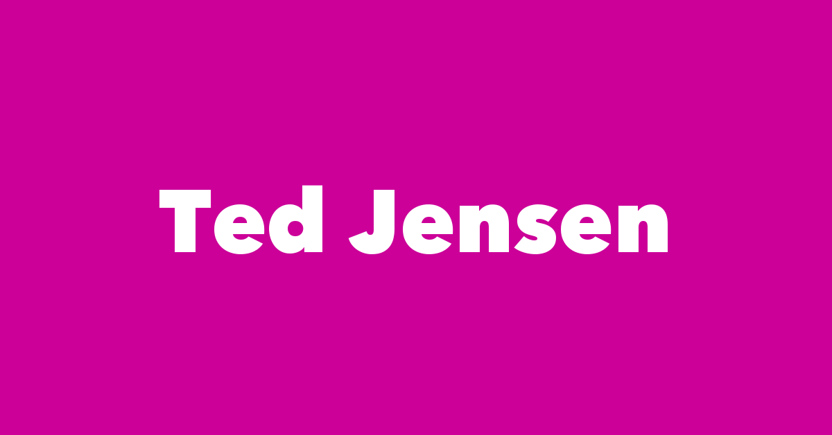 Ted Jensen - Spouse, Children, Birthday & More