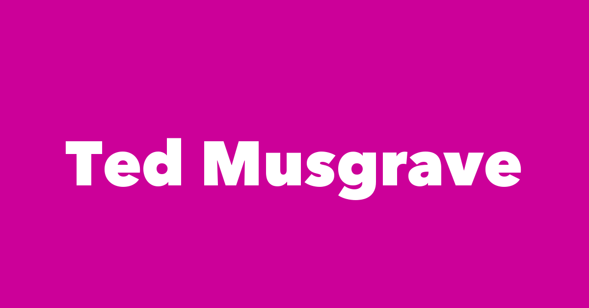 Ted Musgrave - Spouse, Children, Birthday & More