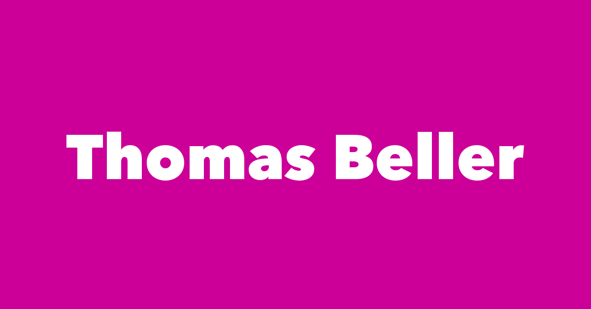 Thomas Beller - Spouse, Children, Birthday & More