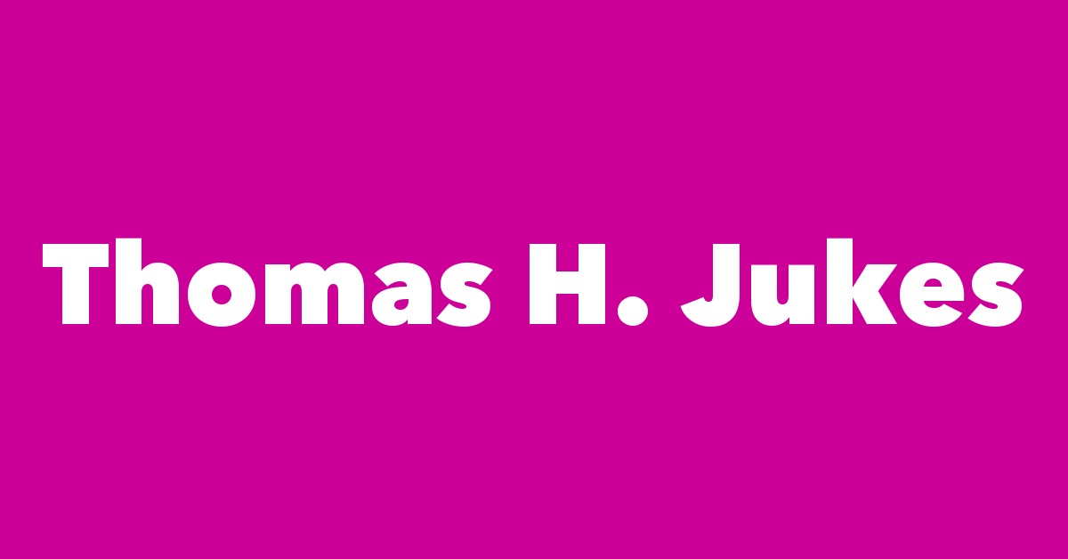 Thomas H. Jukes - Spouse, Children, Birthday & More
