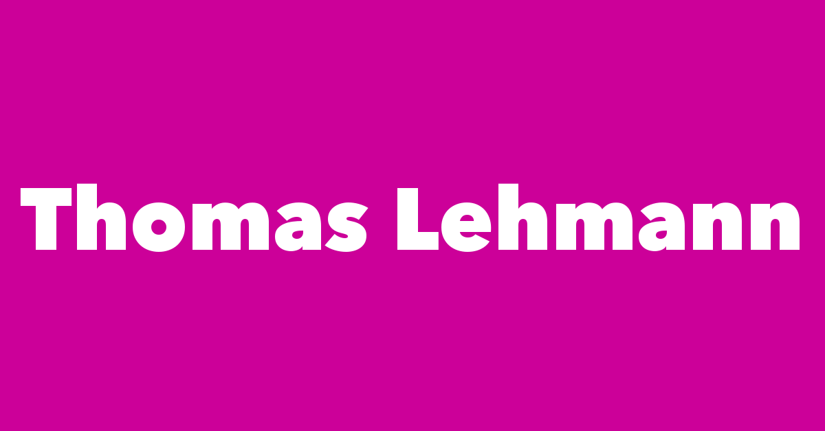 Thomas Lehmann - Spouse, Children, Birthday & More