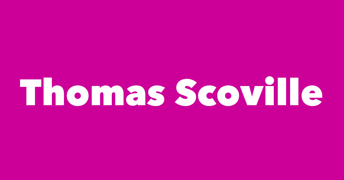 Thomas Scoville - Spouse, Children, Birthday & More