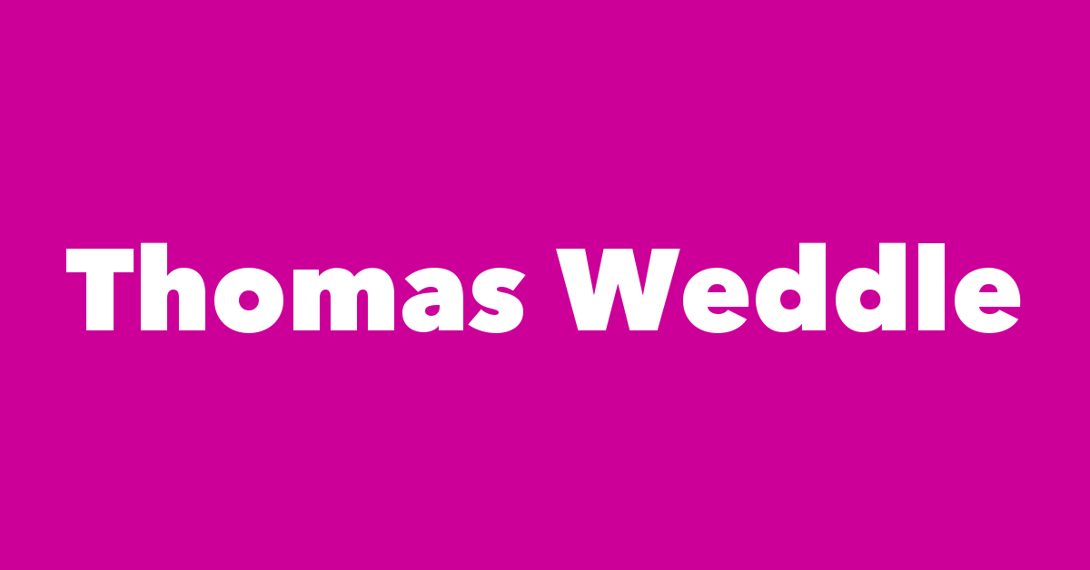Thomas Weddle - Spouse, Children, Birthday & More