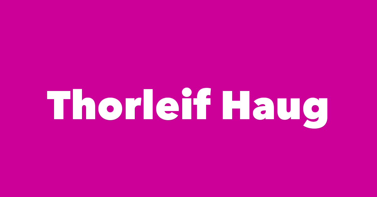 Thorleif Haug - Spouse, Children, Birthday & More