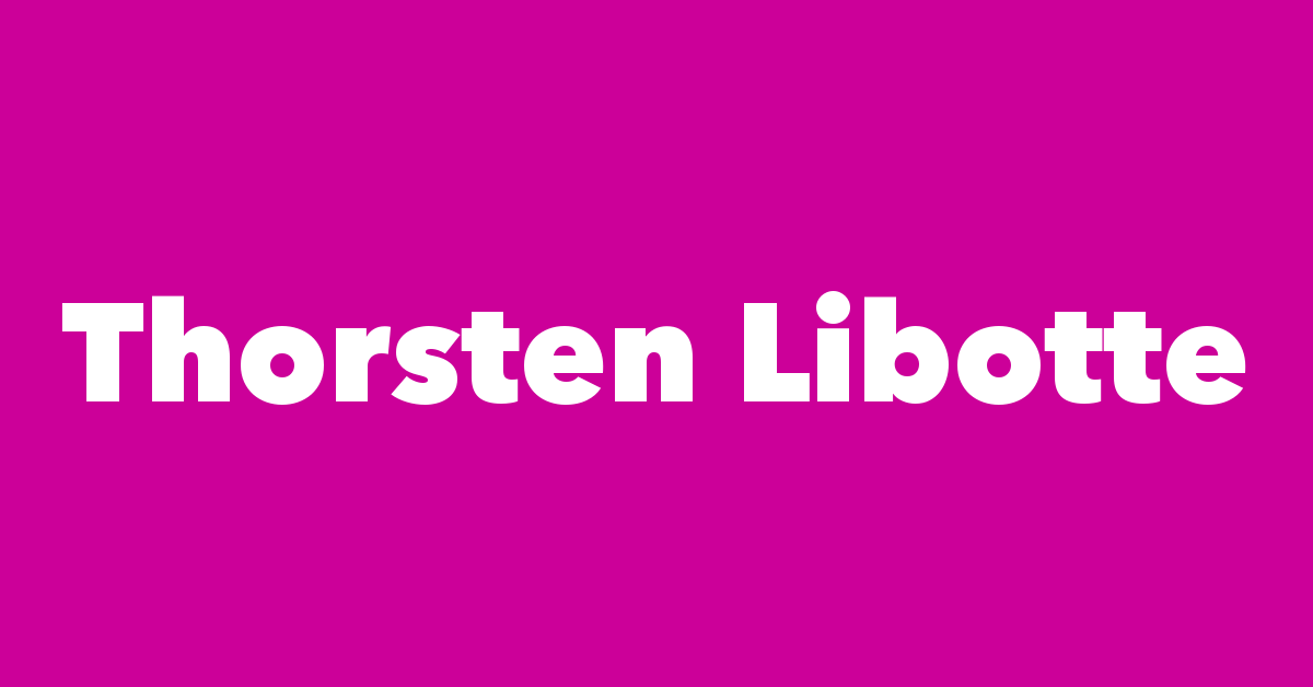 Thorsten Libotte - Spouse, Children, Birthday & More