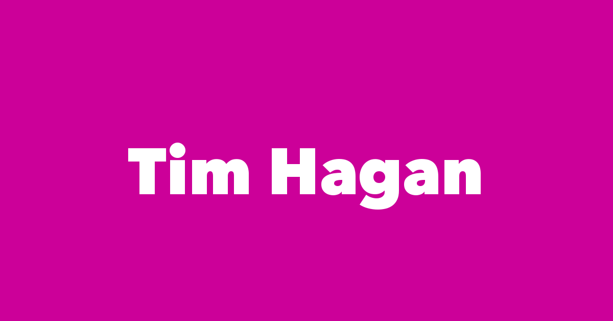 Tim Hagan - Spouse, Children, Birthday & More