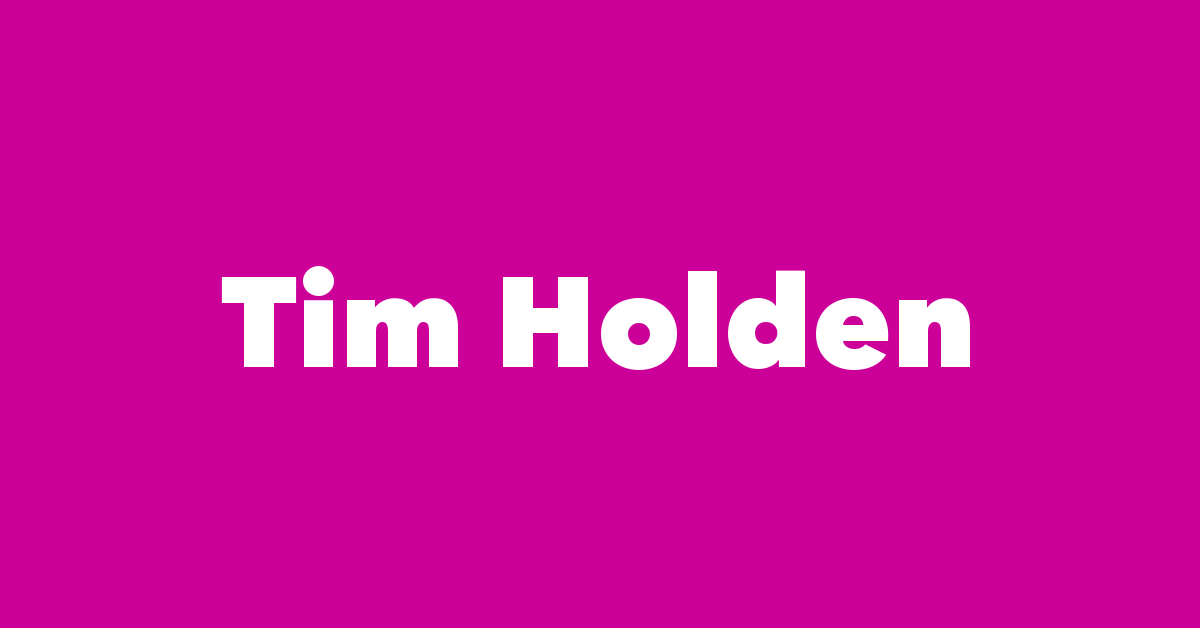Tim Holden - Spouse, Children, Birthday & More