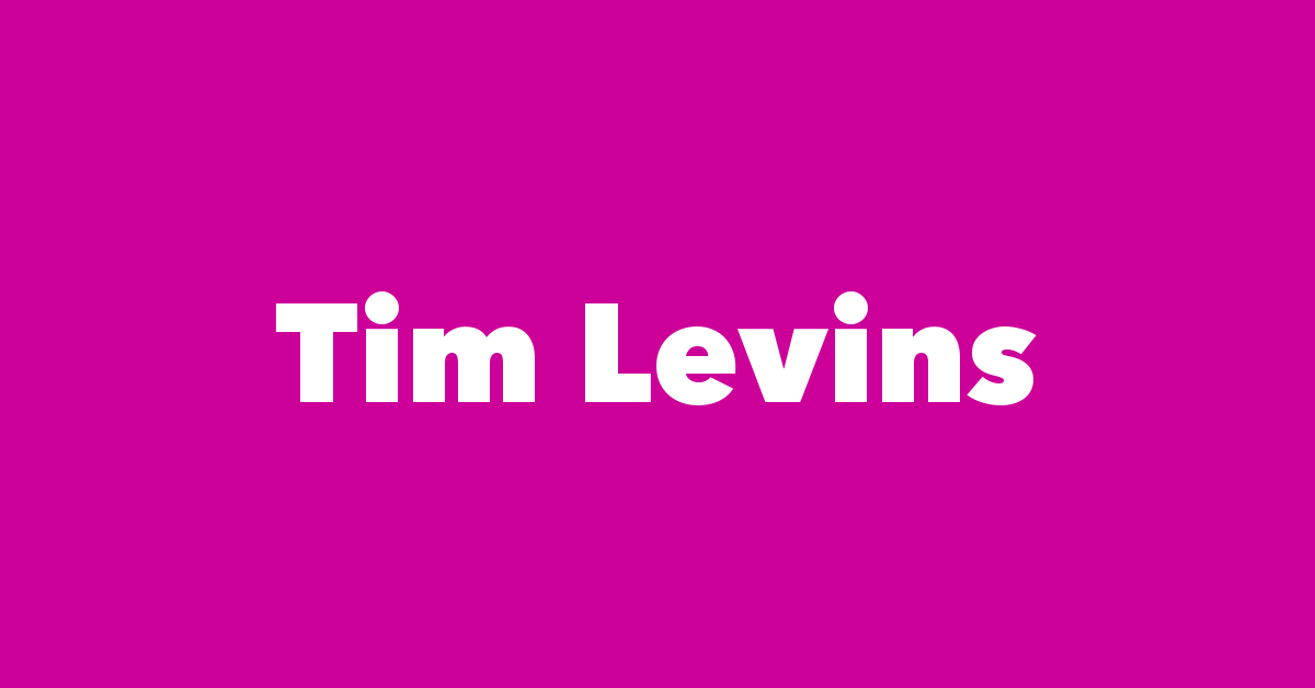 Tim Levins - Spouse, Children, Birthday & More