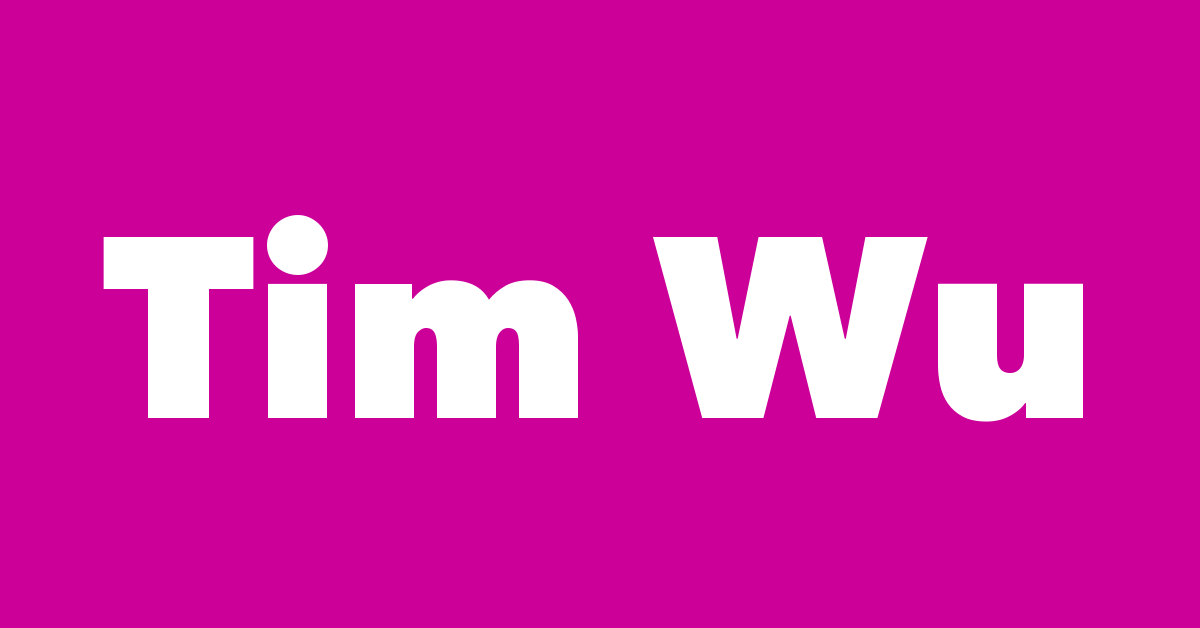 Tim Wu - Spouse, Children, Birthday & More